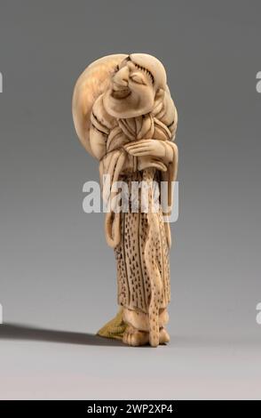 A piece of art depicting the traditional Japanese martial art of ...