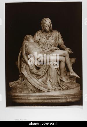 Michelangelo's sculpture Pieta in St Peter's Basilica in the Vatican ...