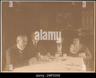 Ignacy Jan and Helena Paderewski in the company of William Adlington ...