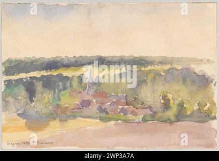 Camille Pissarro - Trees Eragny 1890 Stock Photo - Alamy