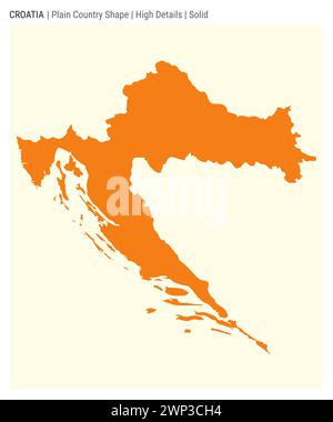 Croatia map vector illustration. Global economy. Famous country ...