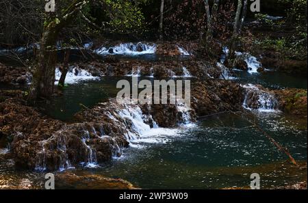 Wasserfall, Martin Brod , Fluss, Flussufer, Una Nationalpark, Bosnien ...