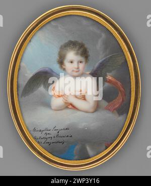 Portrait of Mieczysław Sanguszko-Ollowski (1807-1813) as a child ...