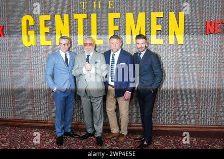 Max Beesley, Ray Winstone, Guy Ritchie and David Beckham, THE GENTLEMEN UK Series Global ...