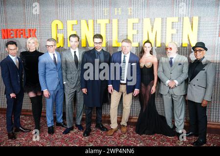 (left to right) Michael Vu, Joely Richardson, Max Beesley, Daniel Ings ...