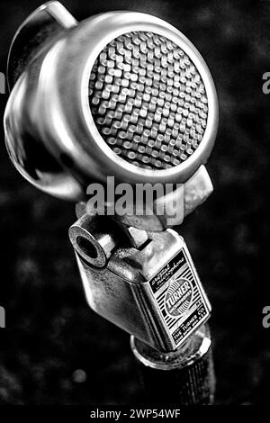 Antique Turner Model 22 Microphone Stock Photo - Alamy
