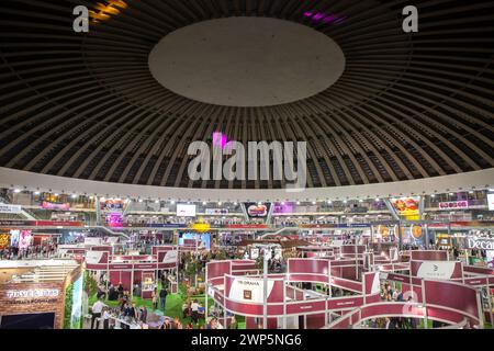 Picture of the interior of the Hall 1 of the belgrade fair, in Beograd ...
