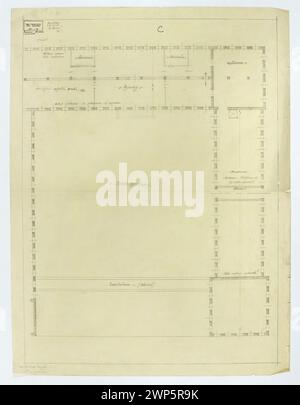 Design plan of the right wing ground floor of the National Museum in ...