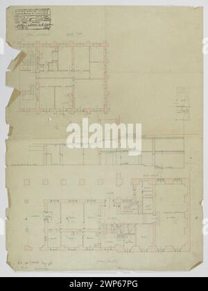 Ground floor plan of Warsaw National Museum Army Museum, circa 1927 ...