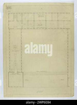 Ground floor plan of Warsaw National Museum Army Museum, circa 1927 ...