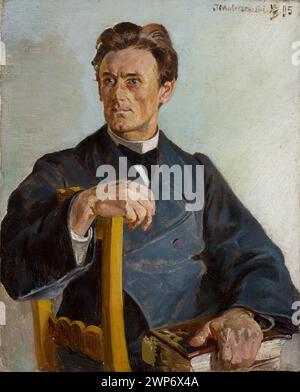 Jacek Malczewski, Portrait of Priest Henryk Radomiski (Portret księdza ...