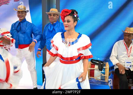 The Dominican dancers dancing at an event Stock Photo - Alamy