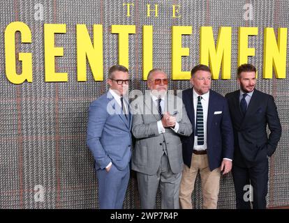 Max Beesley, Ray Winstone, Guy Ritchie and David Beckham, THE GENTLEMEN UK Series Global ...