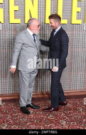 Ray Winstone and David Beckham, THE GENTLEMEN UK Series Global Premiere ...