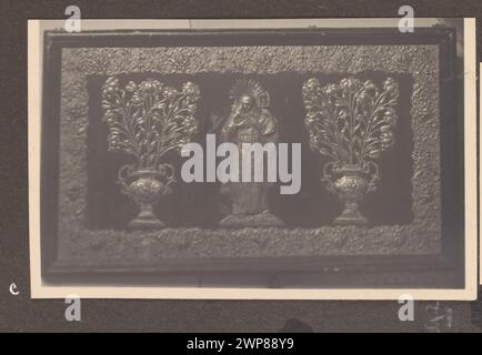 Vilnius "embroidered and colled anmedia in silver Stock Photo - Alamy
