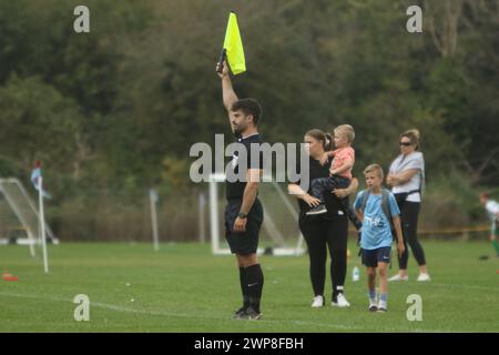Assistant referee flags for offside Richmond and Kew Women's FC v ...