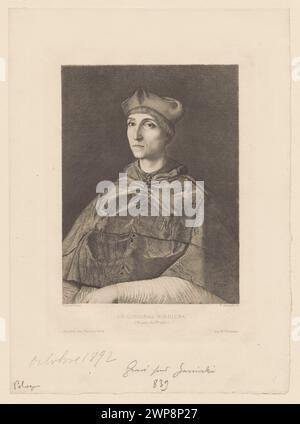 Portrait of Cardinal Bibbiena after Raphael by Feliks Stanisław ...