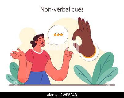 Active listening skill. Attentive business character or employee soft ...