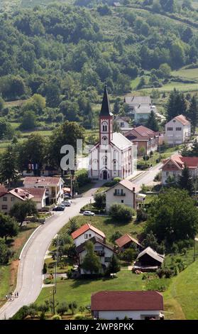 9 Church of the Name of the Virgin Mary in Krtiny 2 Stock Photo - Alamy