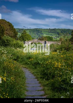 Pont Fawr, Three-arched bridge across Conwy river by Inigo Jones ...