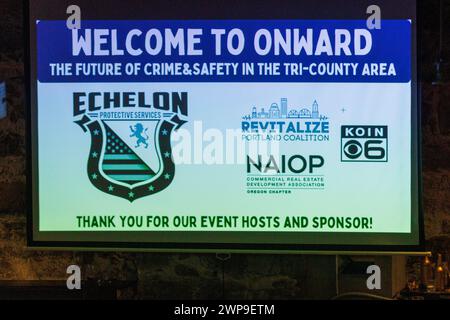 Portland Police Chief Bob Day speaks during a news conference on Monday ...