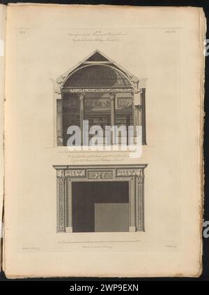 Kenwood House library cross-section showing room layout, shelves, and ...