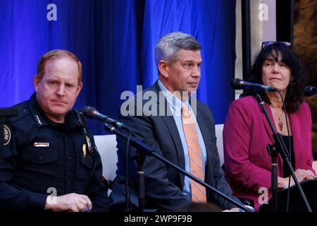Portland Police Chief Bob Day speaks during a news conference on Monday ...