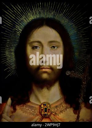 Christ Salvator Mundi 1505 by Quinten Massijs, Royal Museum of Fine ...