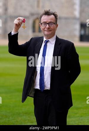 John Ryley after being made an Officer of the Order of the British ...