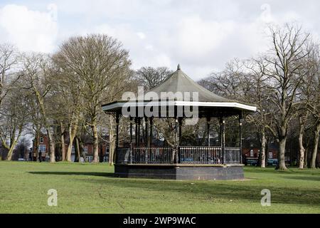 The bandstand, Small Heath Park, Birmingham, West Midlands, England, UK ...