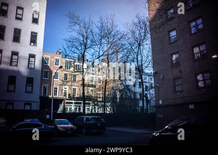 The NYCHA Fulton Houses complex of apartments in Chelsea in New York ...