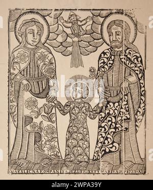 this family and the trinity; A. H. (folk woodcut; Fl. Ca 1823); 1823 ...