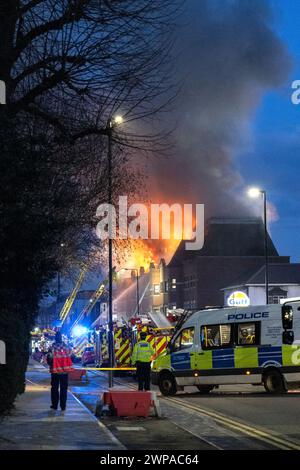 8 March 2024 - Forest Gate Police Station building on Romford Road ...