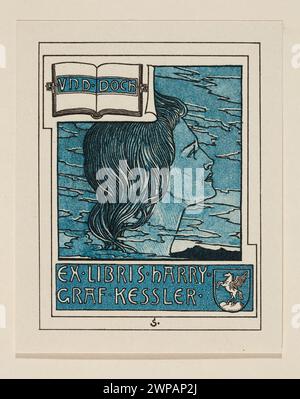 This 1896 ex-libris by Joseph Sattler for Jan Freiherr von Wendelstadt ...