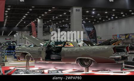 DETROIT, MI/USA - March 2, 2024: A 1959 Chrysler 300E “Chrysler 1000X ...