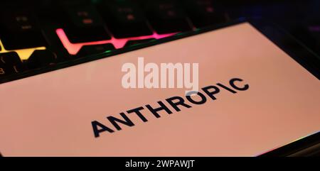Anthropic company logo Stock Photo - Alamy