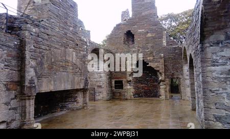 Bishop and Earls palace of Kirkwall, Orkney Islands, United Kingdom ...