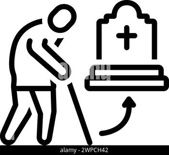 Icon for end of life, end Stock Vector Image & Art - Alamy