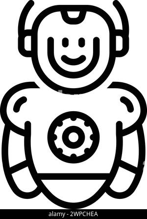 Icon for robotics, humanoid Stock Vector Image & Art - Alamy