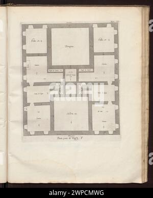 Palace interior illustration showing architectural layout, decorative ...
