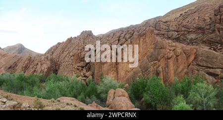 Beautiful landscapes at Dadès Gorges in Morocco Stock Photo - Alamy