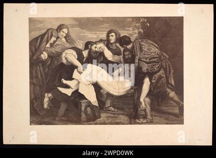 The Entombment - painting by Titian Stock Photo - Alamy