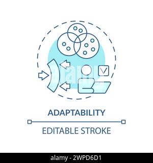 Responsiveness soft blue concept icon Stock Vector Image & Art - Alamy