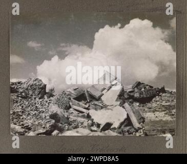 A World War I photograph showing captured artillery at Mincigos ...