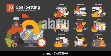 Goal Setting set. Articulating aspirations through visualization ...