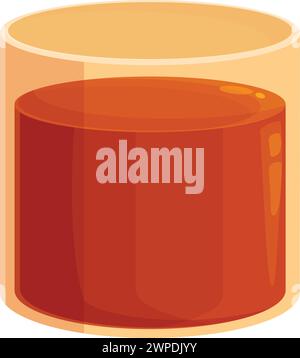 Natural syrup drink icon cartoon vector. Liquid market. Maple tree ...