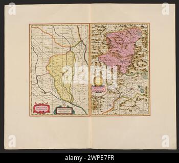 A historical map depicting the boundaries and features of Saxony ...