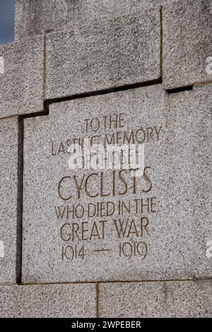 The cyclists memorial, Meriden, West Midlands, England, UK Stock Photo ...