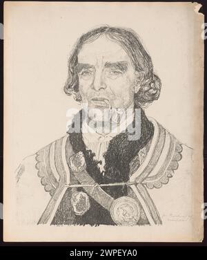 A 1913 depiction by Jan Rembowski of a highlander with pipes, showing ...