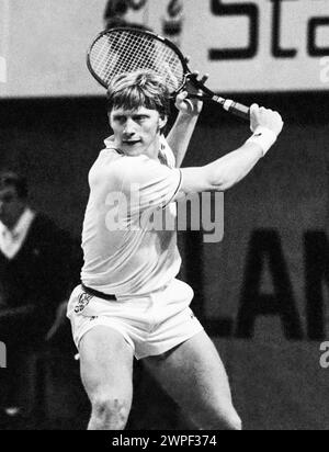 BORIS BECKER Germany tennis player in Stockholm Open Stock Photo - Alamy